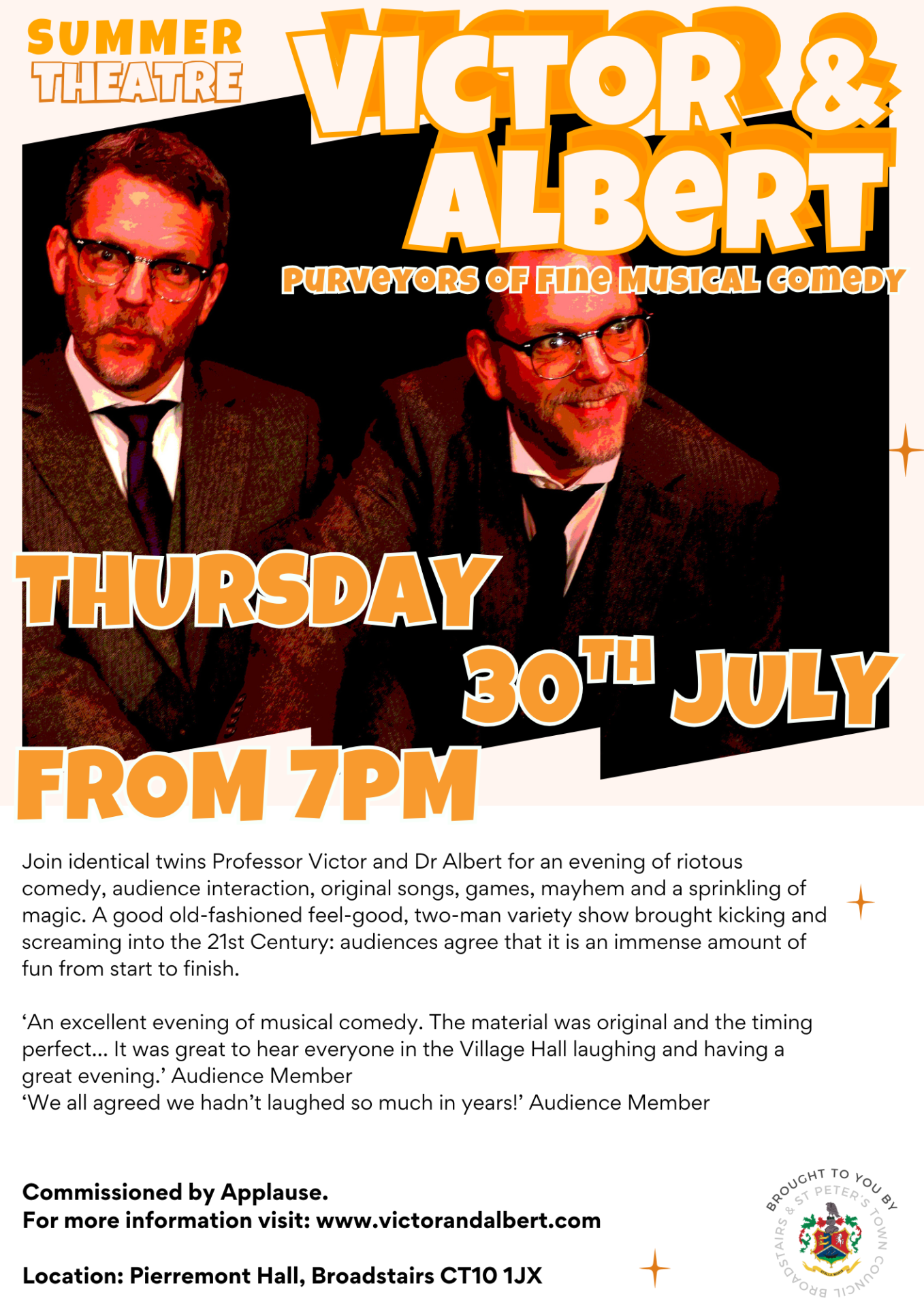 Victor & Albert - Summer Theatre - Broadstairs & St Peter's Town Council